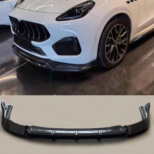 For Maserati Grecale 2023-2025 Carbon Fiber Front Bumper Lip Body ...