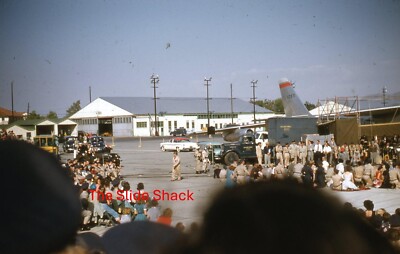 Abbott and Costello March Air Force Base CA 1955 red border Kodachrome ...