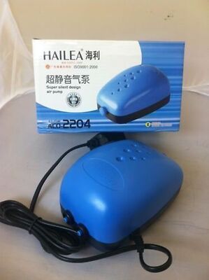 Hailea Aquarium Fish Tank Pump Double Outlet ACO-2204 | eBay