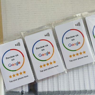 Wholesale - 100pcs Contactless NFC Google Reviews Tappable Cards | eBay