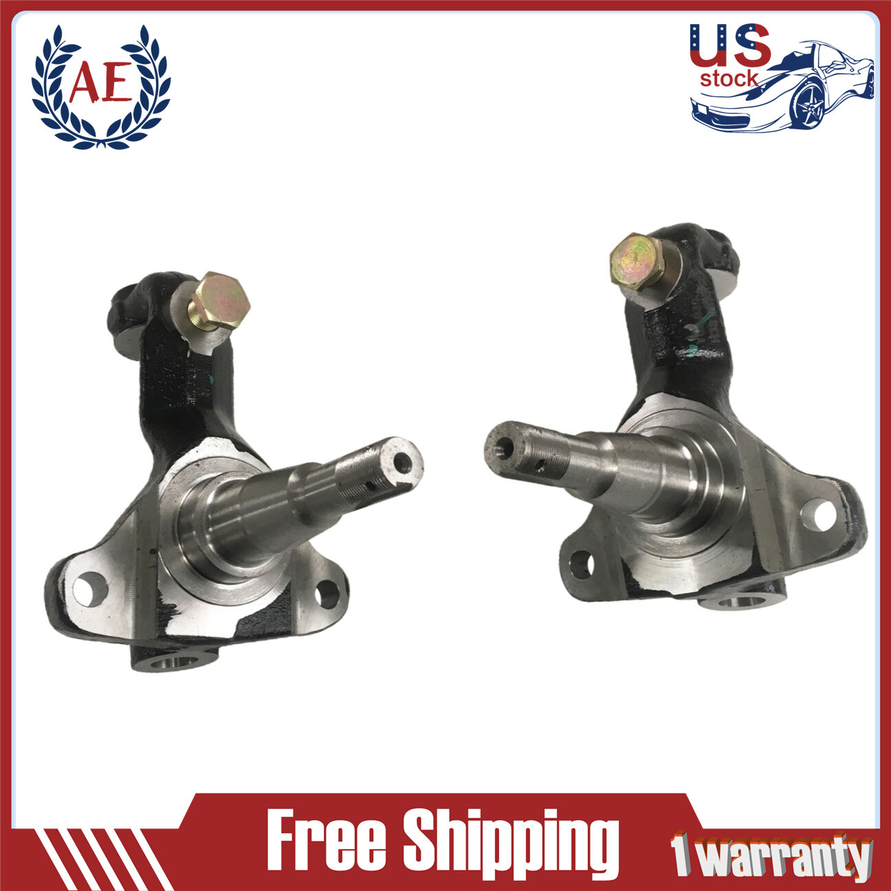 2PCS Body Disc Brake Stock Spindles For 1964-1972 Chevy Chevelle GM GTO ...