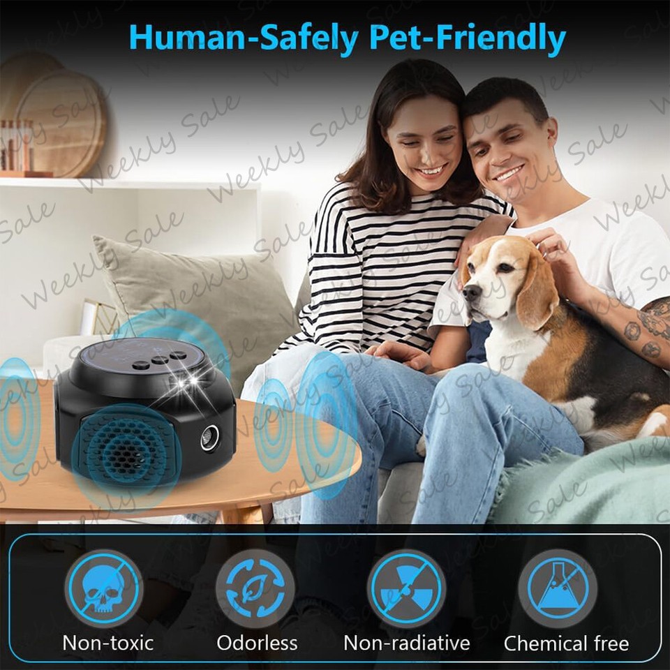 4 in 1 Ultrasonic Mouse Repeller Rodent Repellent Pest Blocker Rat ...