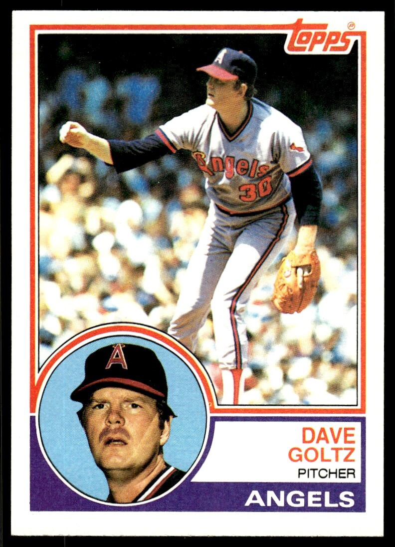 1983 Topps Dave Goltz California Angels #468 | eBay