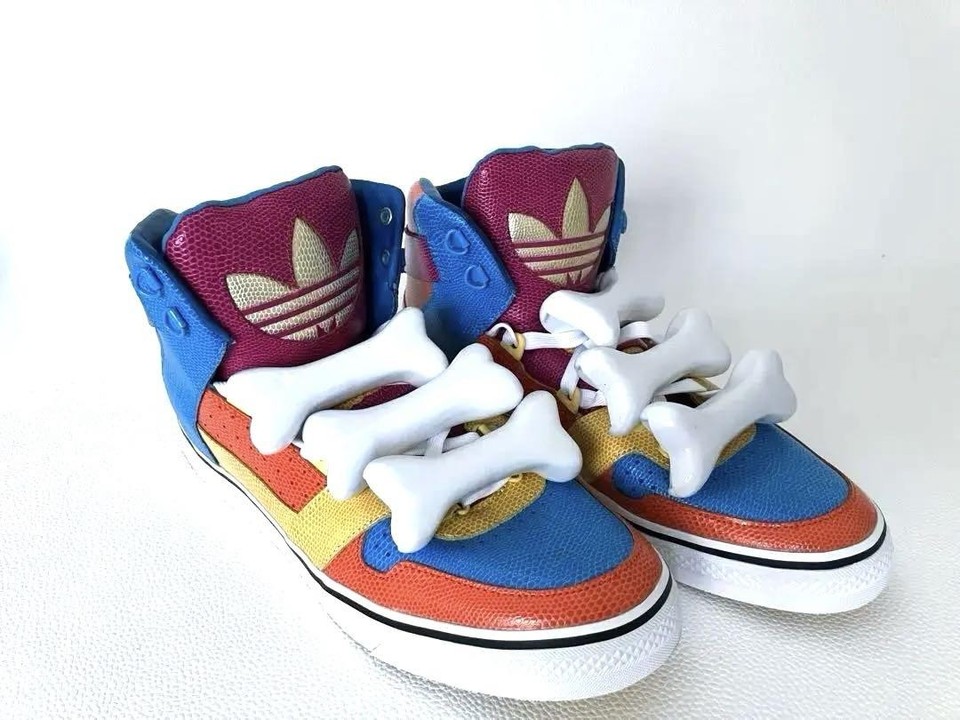Deadstock 2014 Adidas Originals Js Bones Jeremy Scott Multi-Color ...