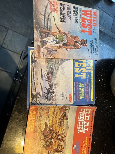 Wild West Pulp Magazines From 1960s Job Lot Bundle Vintage Western ...