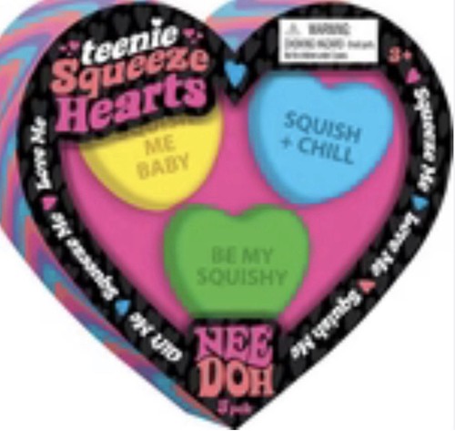 Brand New! NeeDoh Teenie Squeeze Hearts CUTE Valentine’s Day LAST ONE ...