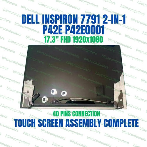 Dell Inspiron 17 7791 2-in-1 FHD Touch Screen Assembly RV7WN H1GDW ...
