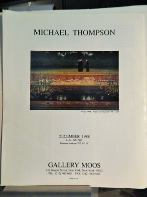 MICHAEL THOMPSON ART PIECES VTG ORIG 1988-2 ADVERTISEMENT | eBay