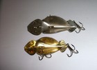 Pair of Vintage, Buck Perry Spoonplug Fishing Lures, Gold & Silver | eBay