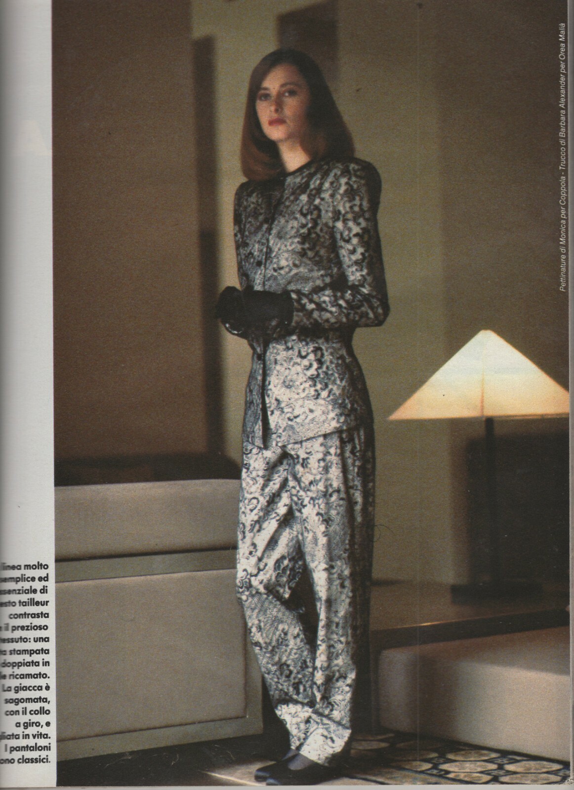 Grazia Italy December 1986 Lisa Kauffmann Julie Pankhurst Andie ...