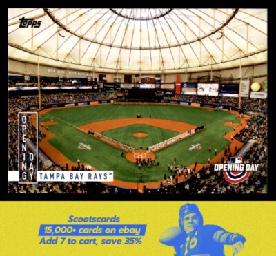 2020 Topps Opening Day Tampa Bay Rays Opening Day card #OD-12 Tampa Bay ...