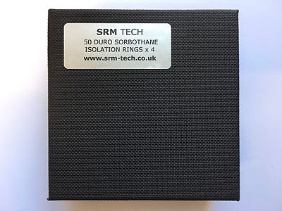 NEW! SRM TECH SORBOTHANE ISOLATION RINGS - STANDARD DUTY 50 DURO - 4 ...