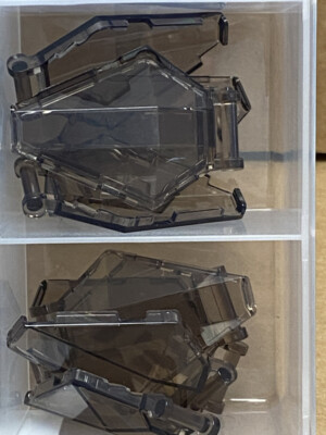 LEGO Parts - Trans-Brown Windscreen 6 x 4 x 1 Hexagonal - No 27262 ...