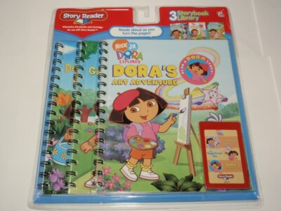 Nick Jr Dora the Explorer Story Reader 3 Storybooks with Cartridge | eBay