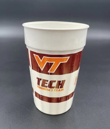 Virginia Tech HOKIES Hardee’s Plastic Cup Approx 5.25” MR | eBay