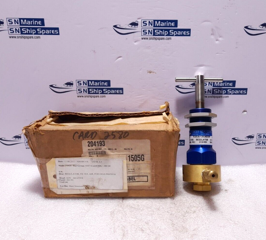 Circle Seal 91816/IR10250P Regulator In 4000 PSI Out 500 PSI NOV ...