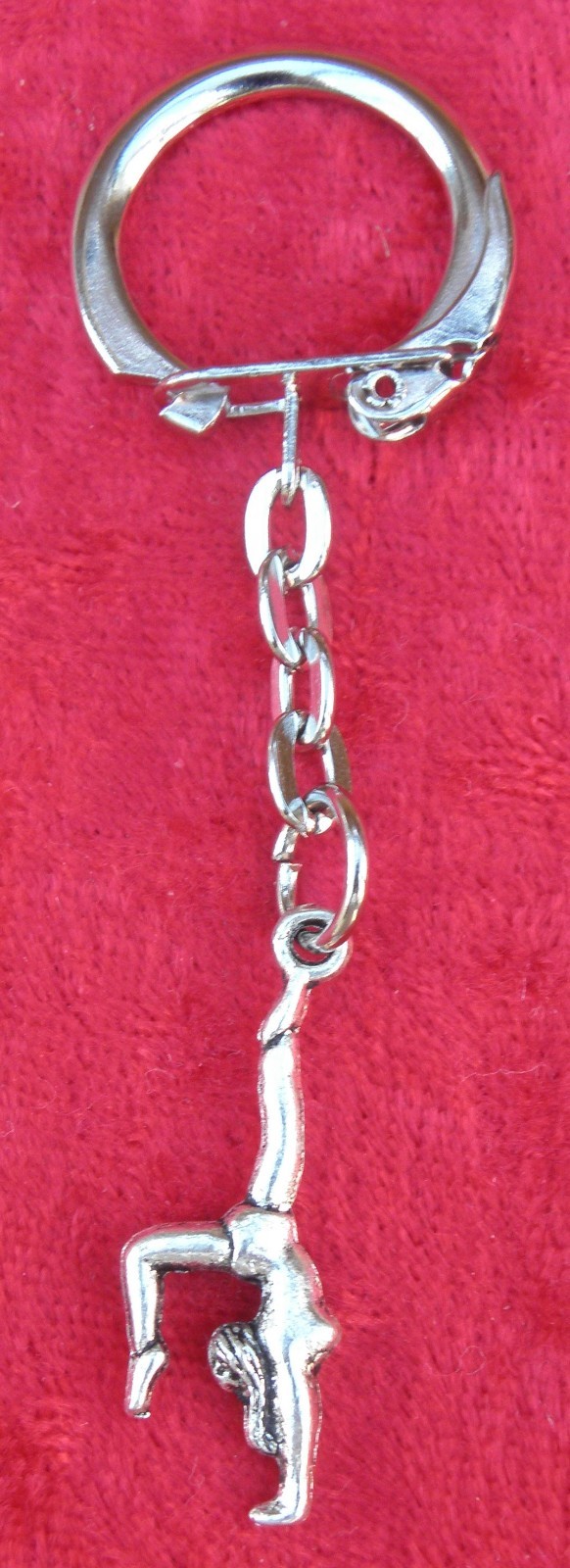 Gymnast Gymnastics Key Ring Small Keyring | eBay
