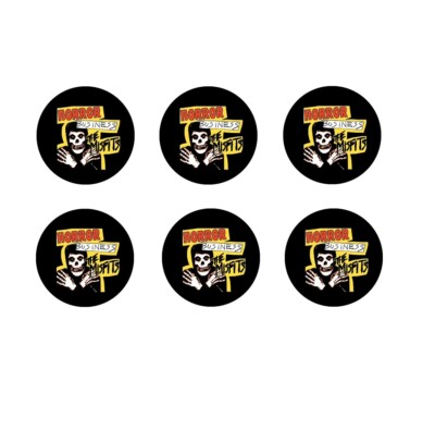 (6) Misfits Horror Business Pinback Buttons 1.25" Skull Button Pin [NEW ...