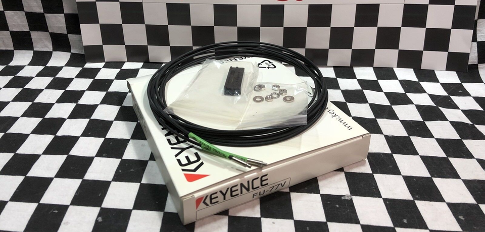 LOT OF 2, KEYENCE Optical Fiber Sensor, FU-77V, FU77V, SHIPSAMEDAY ...