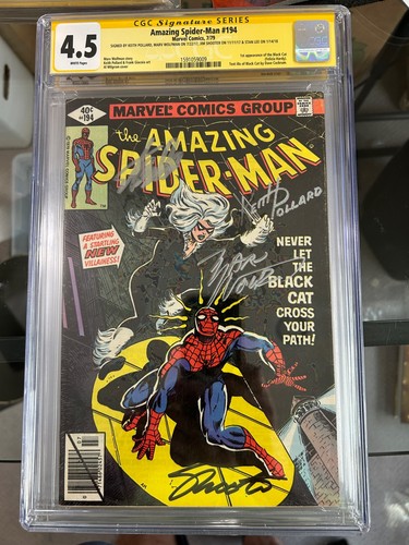 Amazing Spider-Man #194 CGC Signature Series Lee! Shooter! Pollard ...