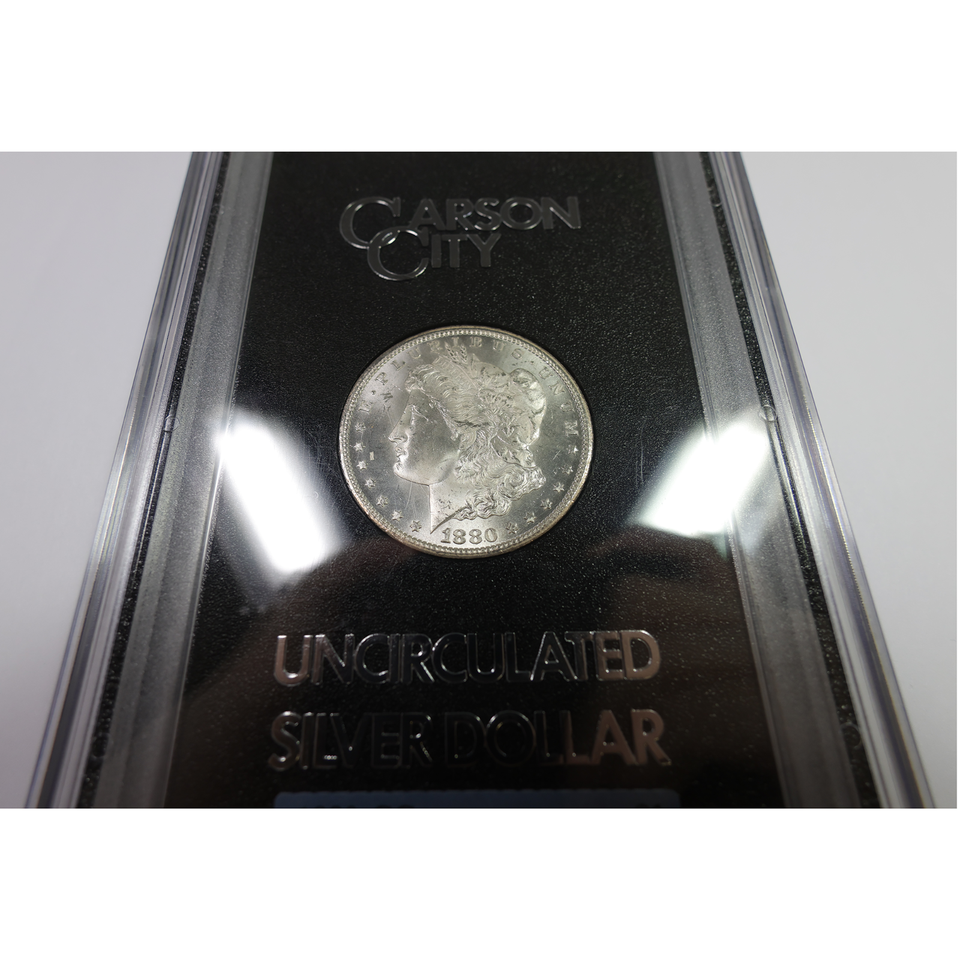 1880 CC CARSON CITY PCGS MS65 GSA Hoard Silver Morgan Dollar $1 US Coin ...
