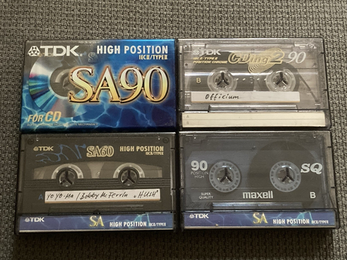 TDK SA 90, TDK SA 60, TDK CDing2 90 und 1 x MAXELL 90 SQ, teilweise neu ...