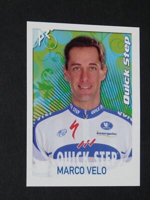 #270 MARCO VELO QUICK STEP CYCLISME PANINI SPRINT 09 TOUR FRANCE | eBay