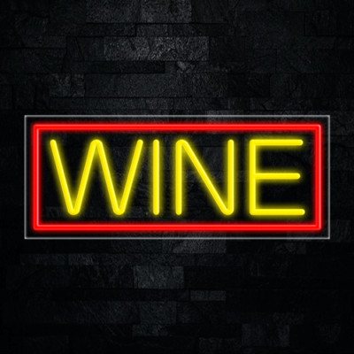 Wine LED Neon Sign 30"L x 12"H #30651 | eBay
