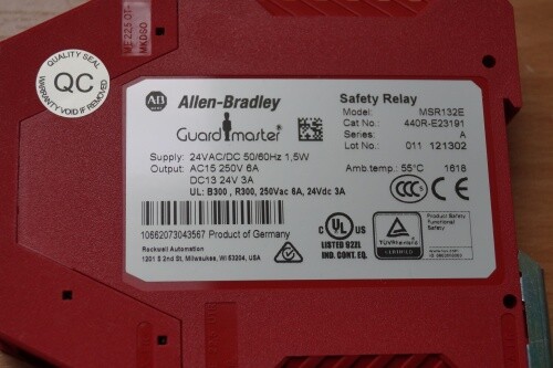 Allen Bradley Safety Relay MSR132E 440R-E23191 Ser A | eBay
