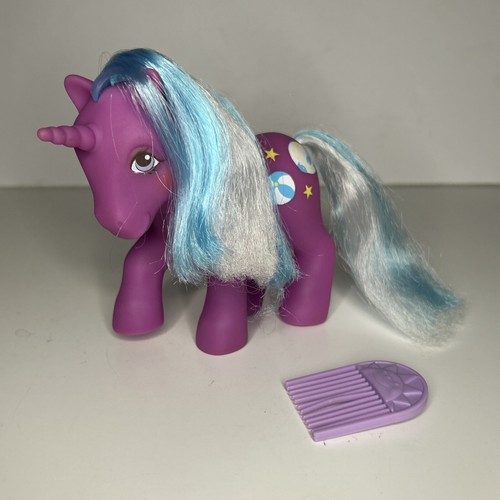 My Little Pony G1 Beach Ball Sunshine Unicorn HAIR WORKS CHANGES COLOR ...