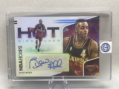 2020-21 Panini NBA Hoops Spud Webb Hot Signatures Autograph Auto #HS ...