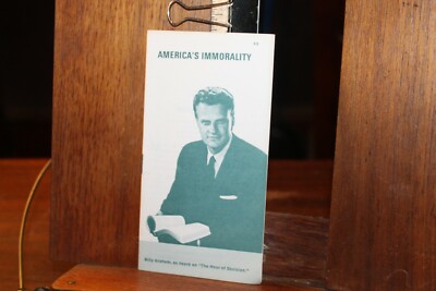 Vintage Billy Graham 1960's Hour of Decision Booklet America's ...