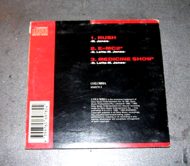 BIG AUDIO DYNAMITE II - Rush CD Single | eBay