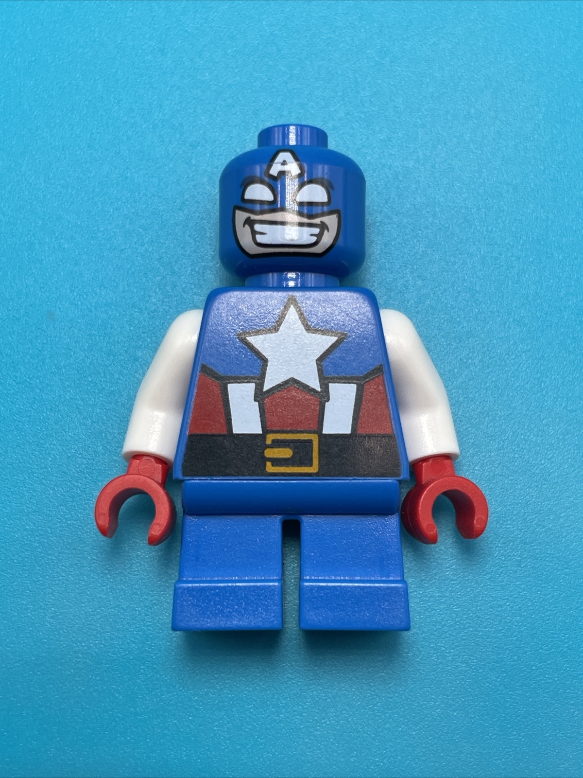 Lego Marvel Super Heroes Captain America Minifigure 76065 Mighty Micros ...