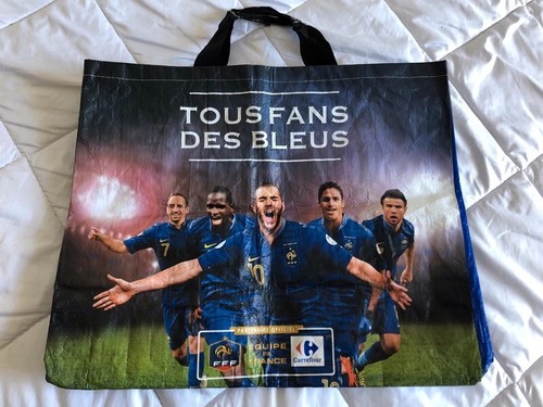 Football Coupe Du Monde Carrefour sac à courses foot équipe de France ...