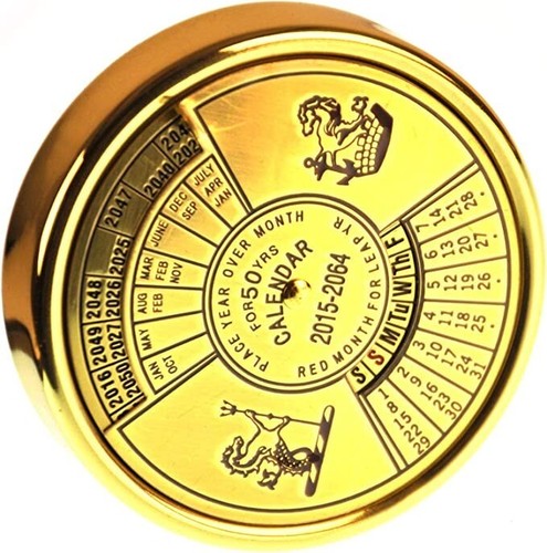 Nauticalia 4640 50 year Calendar paperweight | eBay UK