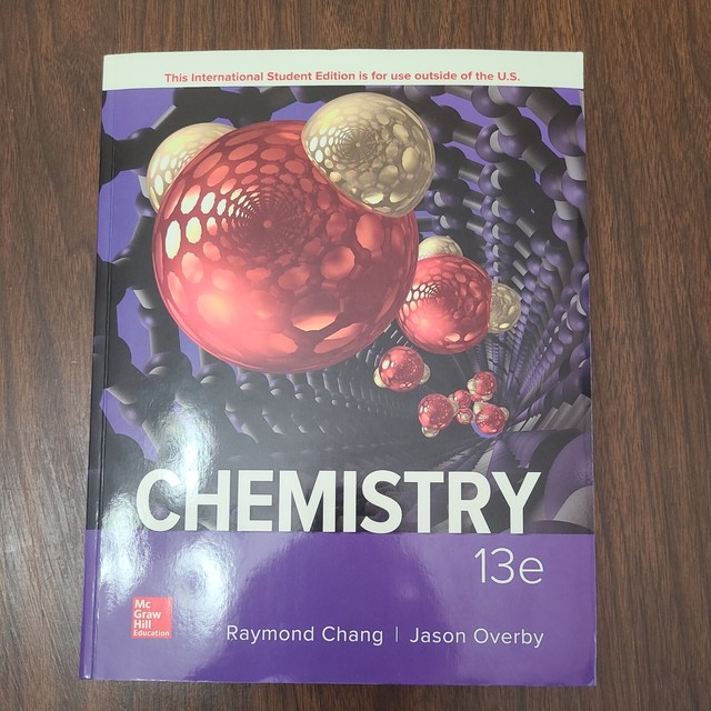 Chemistry 13e by Jason Overby Raymond Chang 13th (ie) for sale online ...
