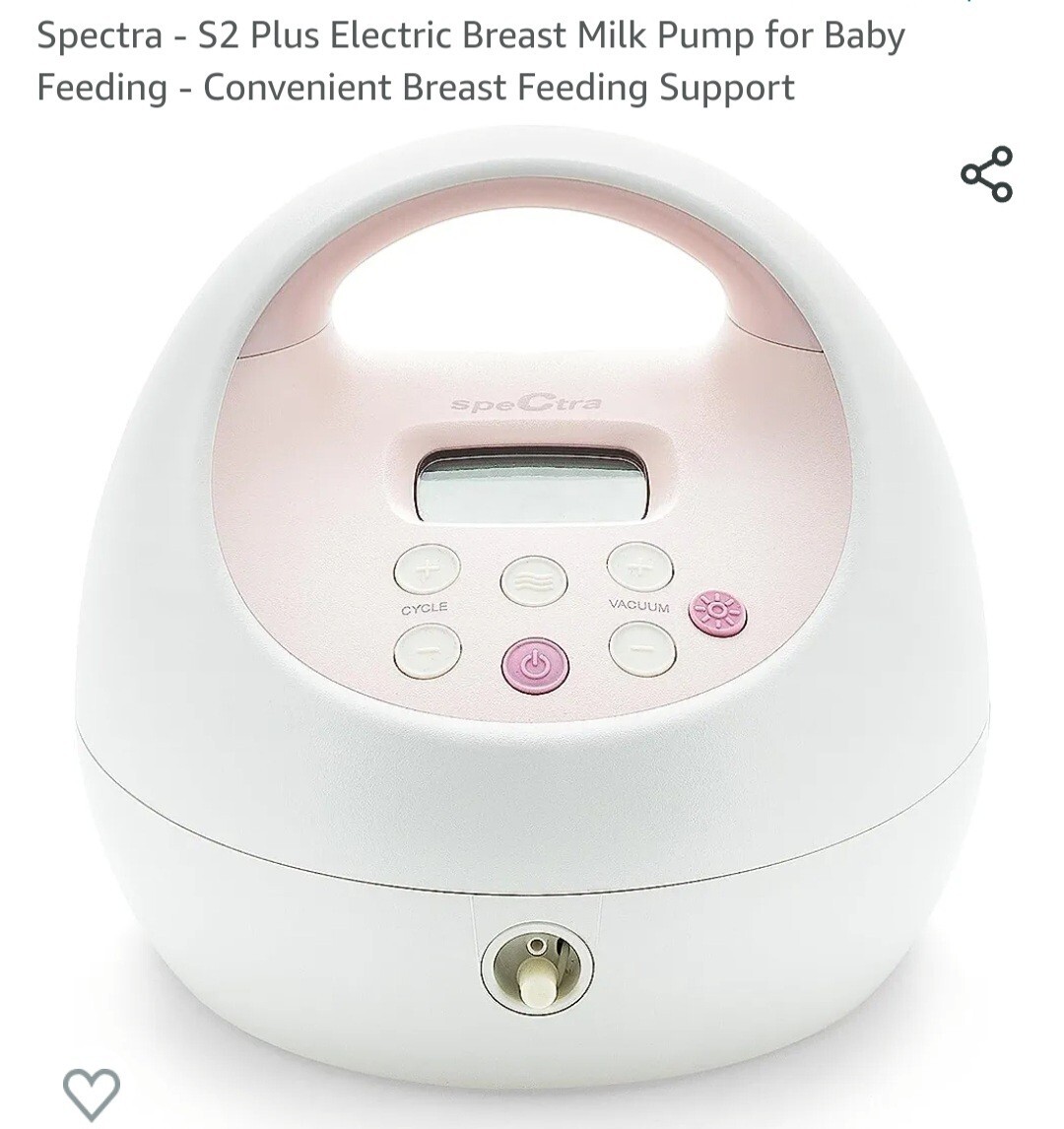 Spectra Natural Premier Electric BREAST PUMP Nursing Technology S2PLUS ...