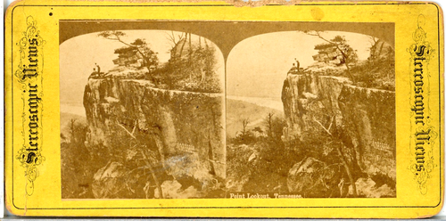 Tennessee, Point Lookout, Man Standing At The Point--Stereoview M39 | eBay
