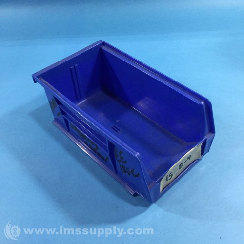 Akro Mils 220-6 Stackable Blue Plastic Storage Bin USIP | eBay