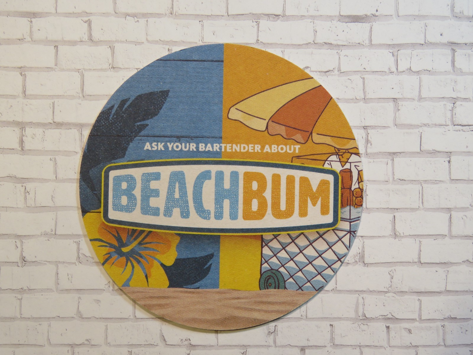 Beer COASTER ~ KONA Brewing Co Beach Bum = Big Wave + Mango Cart ...