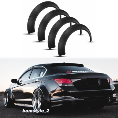 Car Fender Flares For Honda Accord JDM Wide Body Concave Arches ABS 3 ...