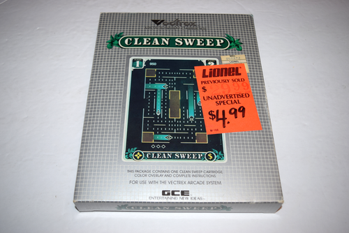 Clean Sweep Vectrex Video Game Complete in Box | eBay