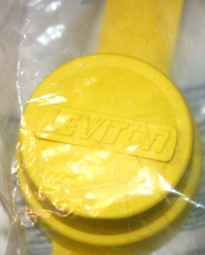 Leviton 26w Cap for Locking Plug 20 Amp Wetguard Ip66 Yellow for sale ...