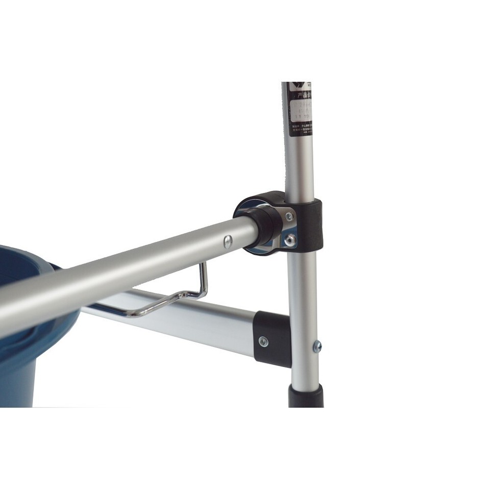 Mobile Shower Chair Elderly Bathroom Aid Stool Adult Potty Wheelchair ...