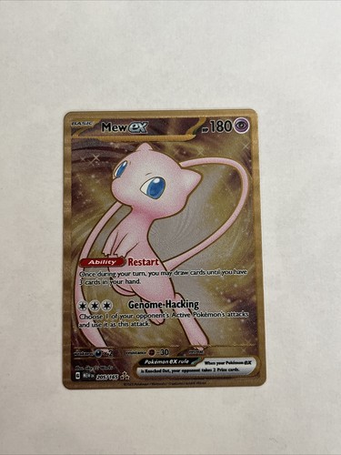 Pokémon TCG Mew ex Metal Gold Scarlet & Violet - 151 205/165 Hyper Rare ...