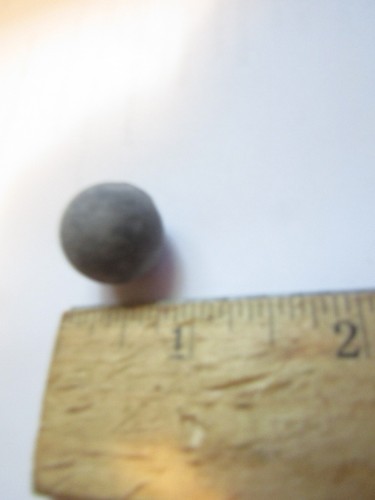 BATTLE OF NORTH BRIDGE/CONCORD, UNFIRED BRITISH .75 MUSKET BALL, 1775 ...