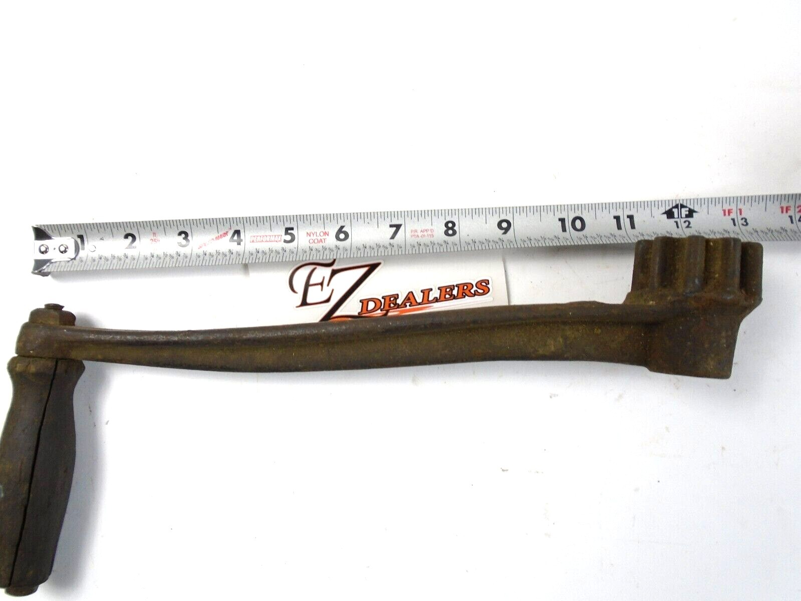 Antique Vintage B5 Engine Crank Handle Gear Drive 12" Auto Tractor Hit ...