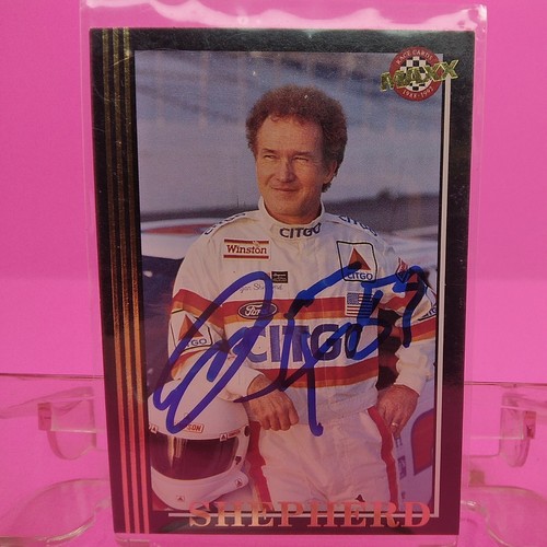 MORGAN SHEPHERD SIGNED 1992 MAXX RACING #21 - NASCAR (C551) | eBay