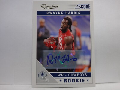 2011 Score Signatures Dwayne Harris #333 Rookie Auto RC | eBay